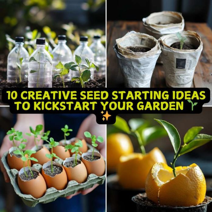10 Creative Seed Starting Ideas