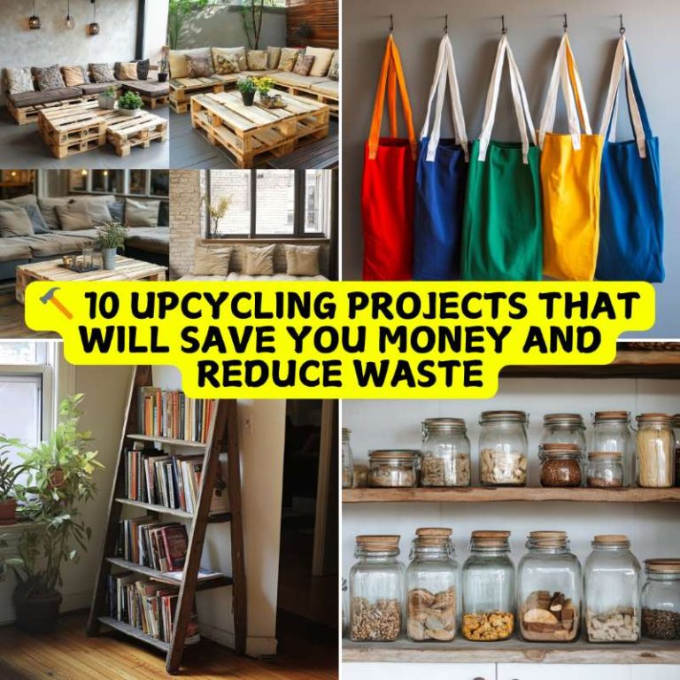 Upcycling projects to save money and reduce waste