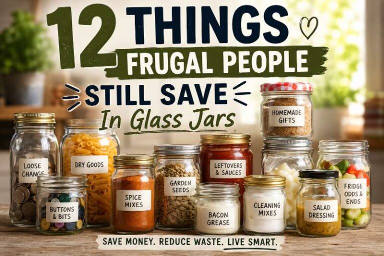 12 Things Frugal People Still Save In Glass Jars