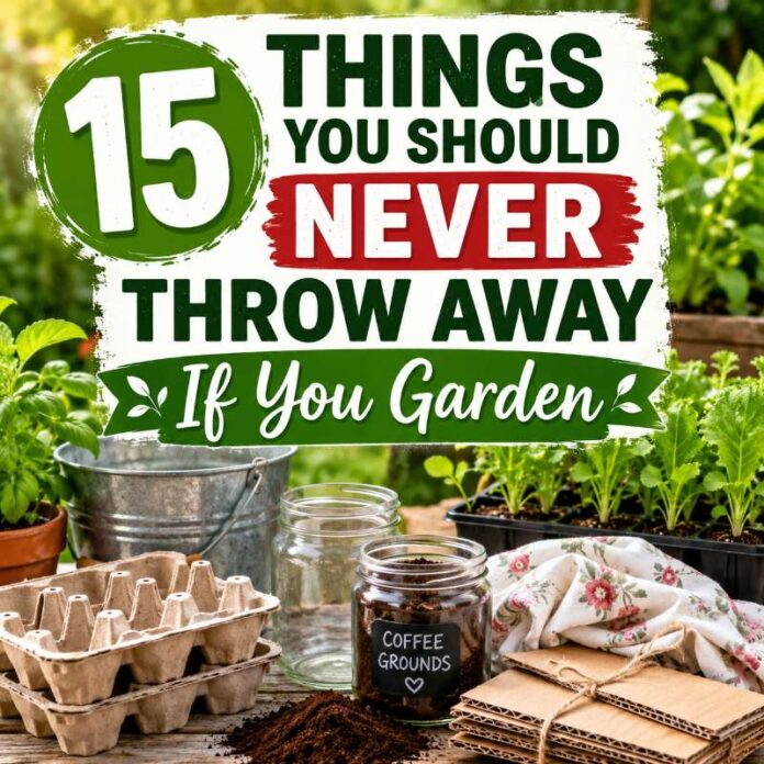 15 Things You Should Never Throw Away If You Garden