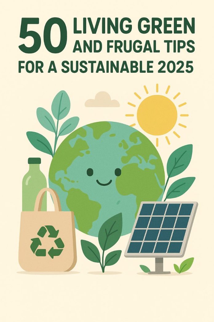 50 Living Green and Frugal Tips for a Sustainable