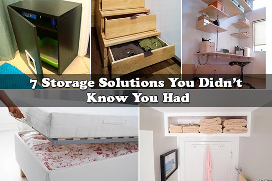 7 Storage Solutions You Didn’t Know You Had