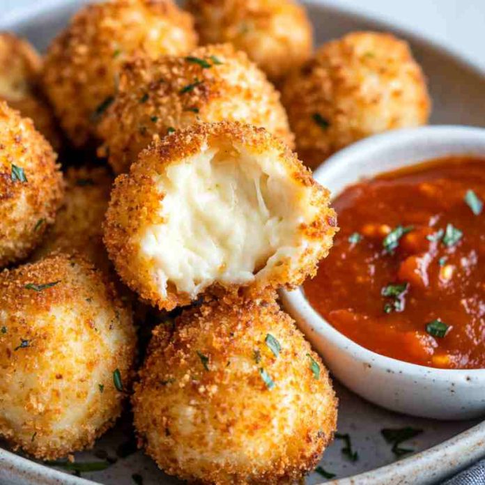 Crispy Fried Mozzarella Bites