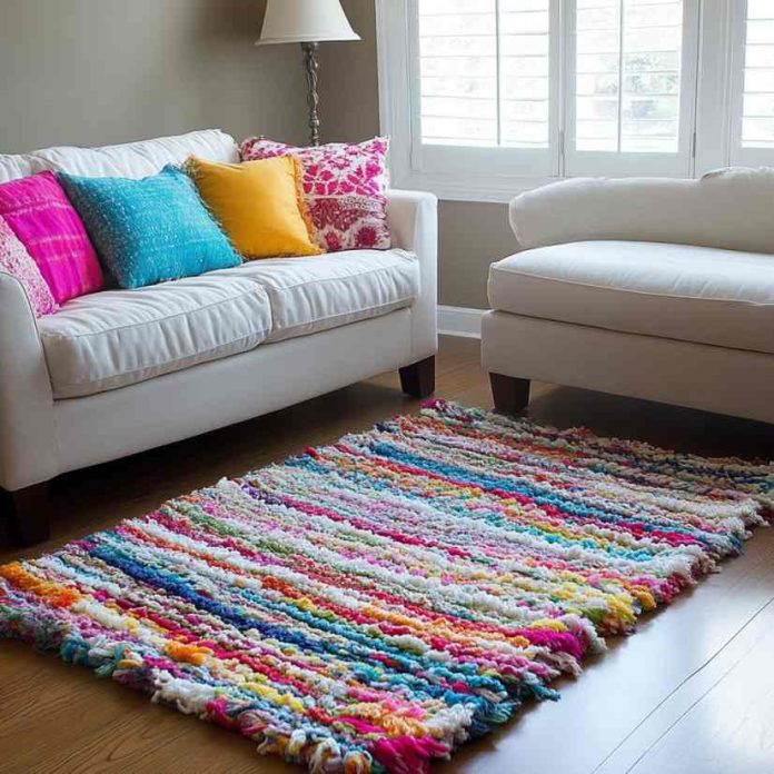Sustainable Home: Make a Shag Rag Rug