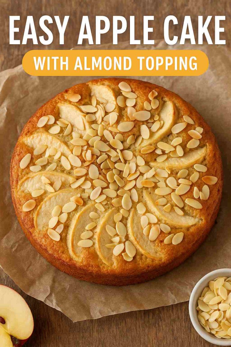 Easy Apple Cake With Almonds