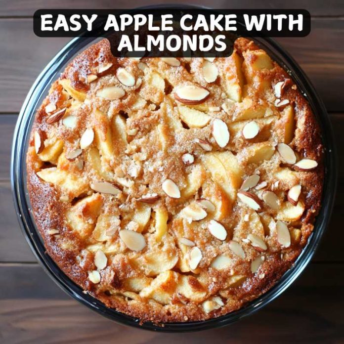 Easy Apple Cake With Almonds