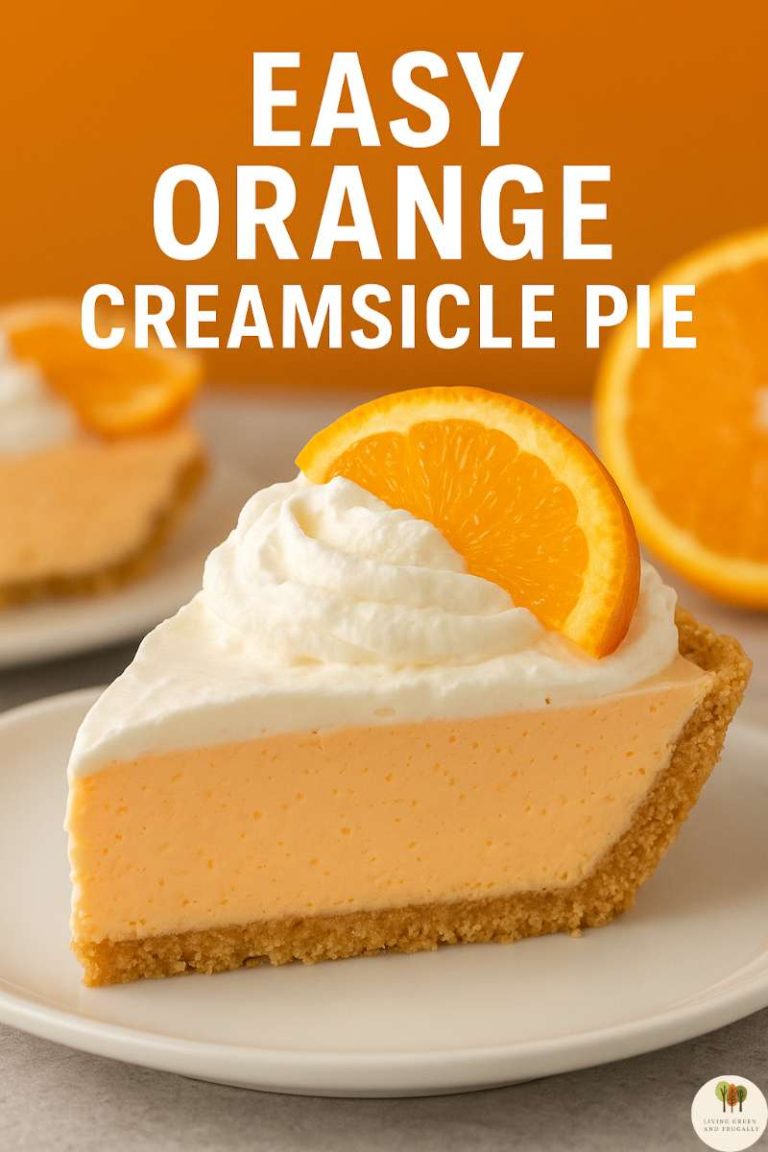 Easy Orange Creamsicle Pie (No-Bake Recipe)