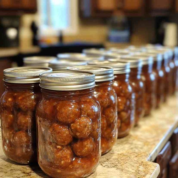 Home Canned Meatballs Recipe