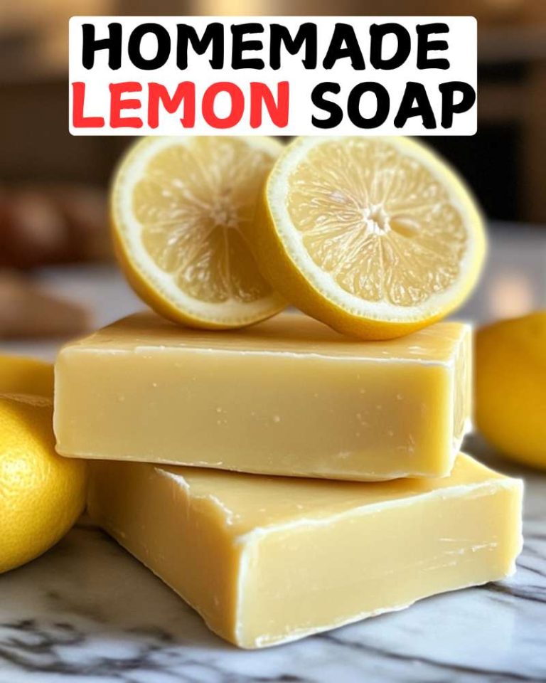 How To Make Homemade Lemon Soap
