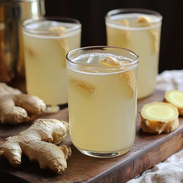 Homemade Natural Ginger Ale