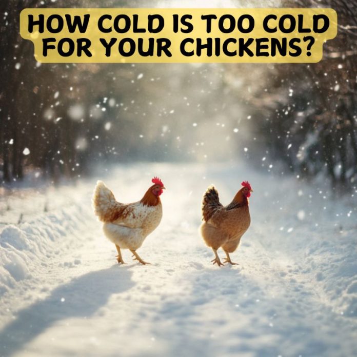 How cold is too cold for chickens