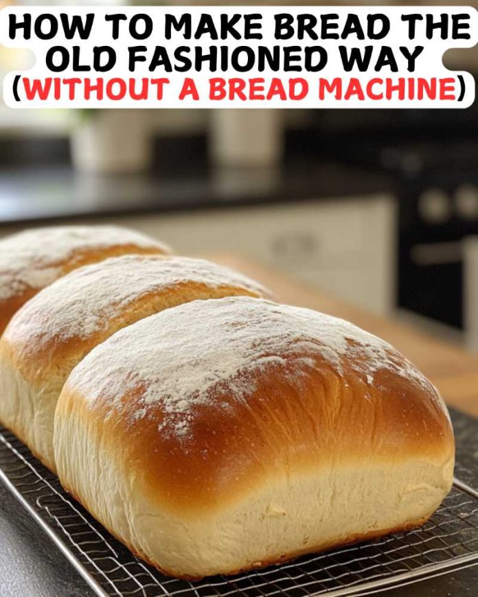 How To Make Bread The Old Fashioned Way (without a bread machine)