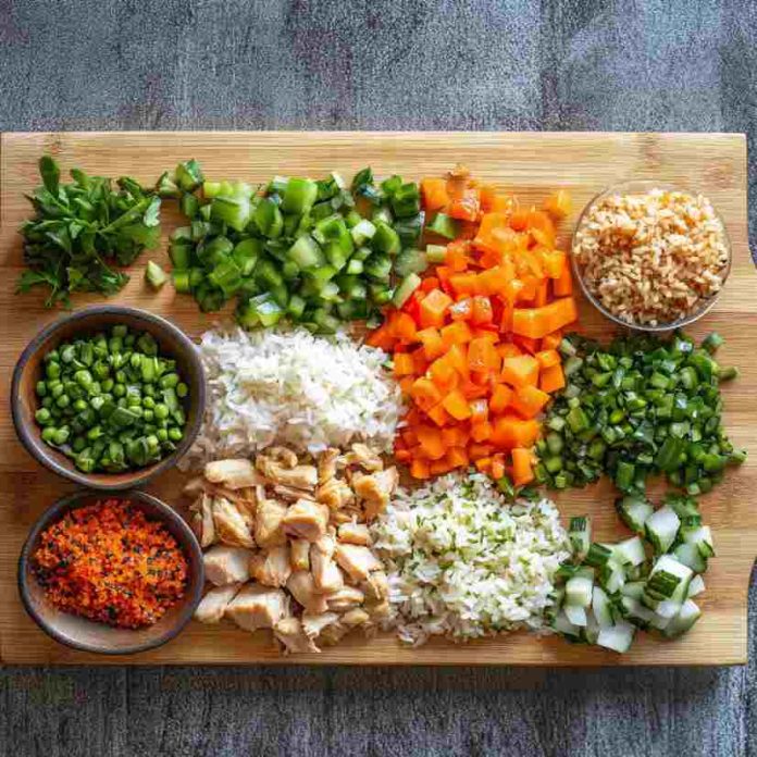 One-Pot Zesty Chicken Rice Medley