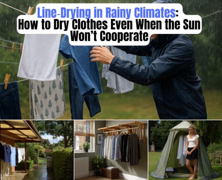 Line-Drying in Rainy Climates: Smart Hacks to Dry Clothes Without a Dryer