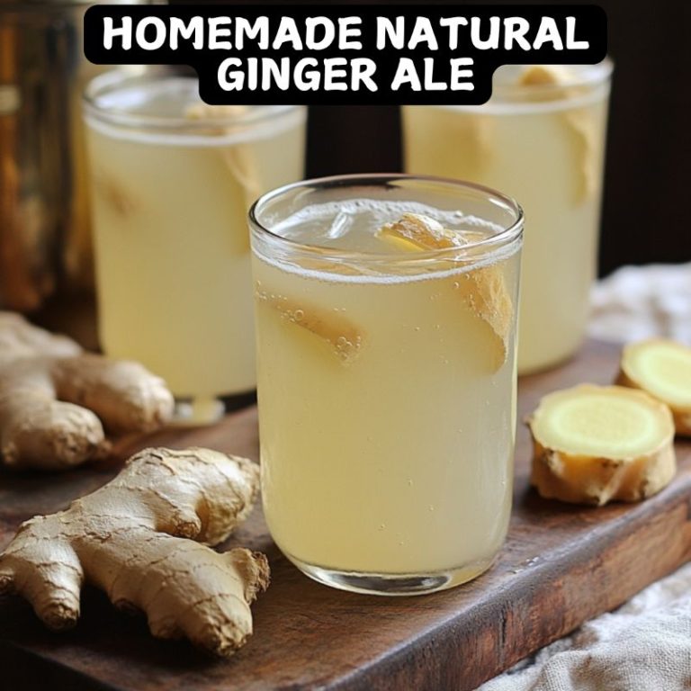 Homemade Natural Ginger Ale