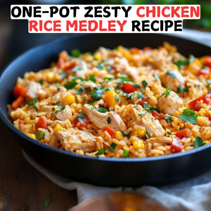 One-Pot Zesty Chicken Rice Medley