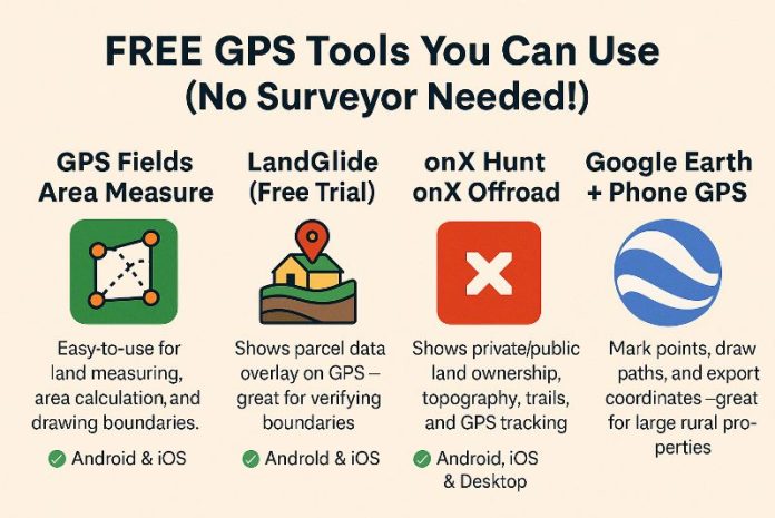 step-by-step guide to mapping your property using GPS tools
