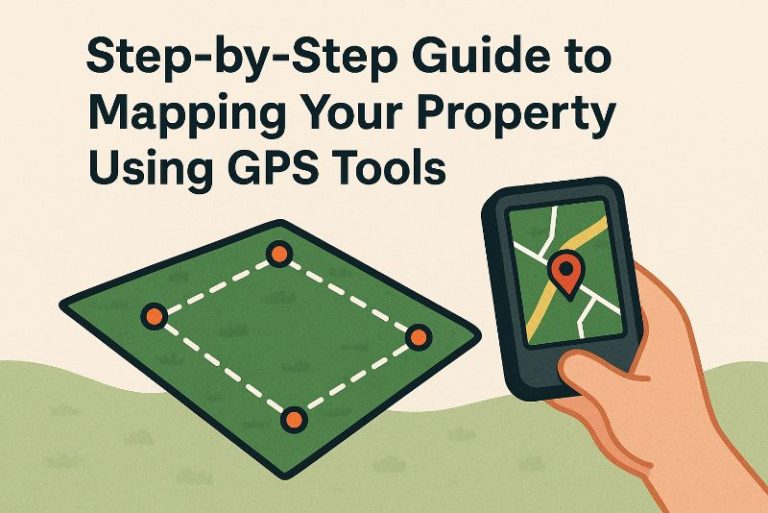step-by-step guide to mapping your property using GPS tools
