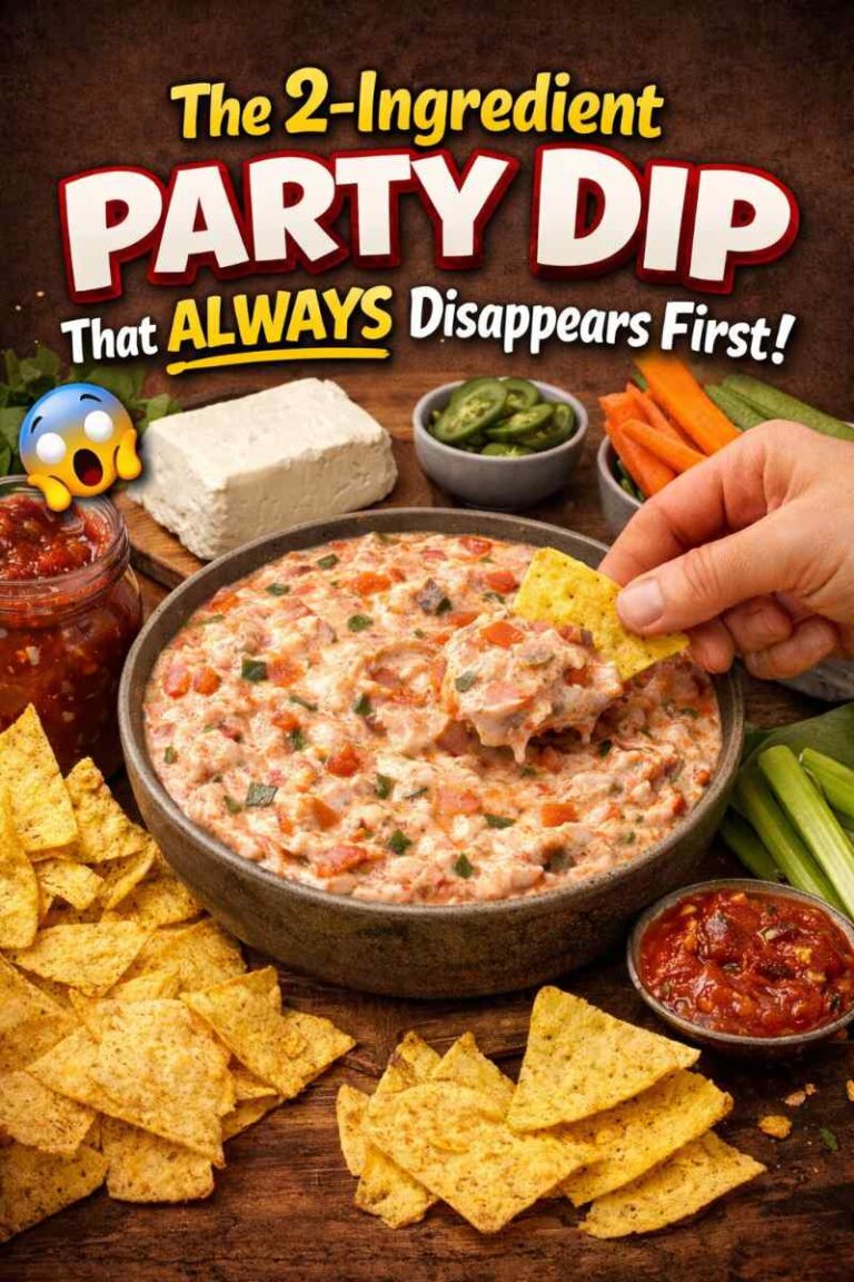 The 2 Ingredient Party Dip That Always Disappears First Easy Viral Recipe