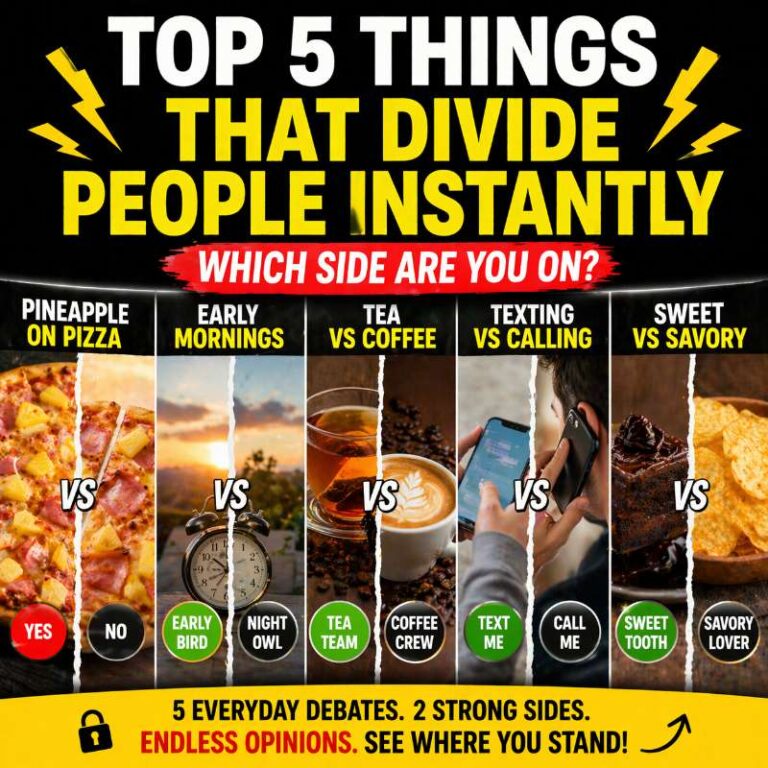 Top 5 Things That Divide People Instantly