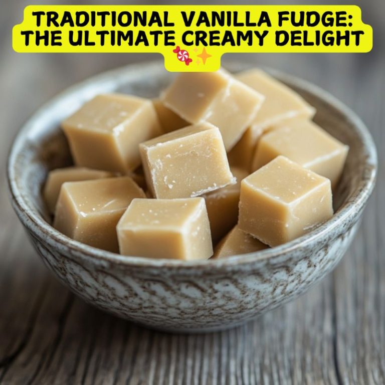 Traditional Vanilla Fudge Recipe